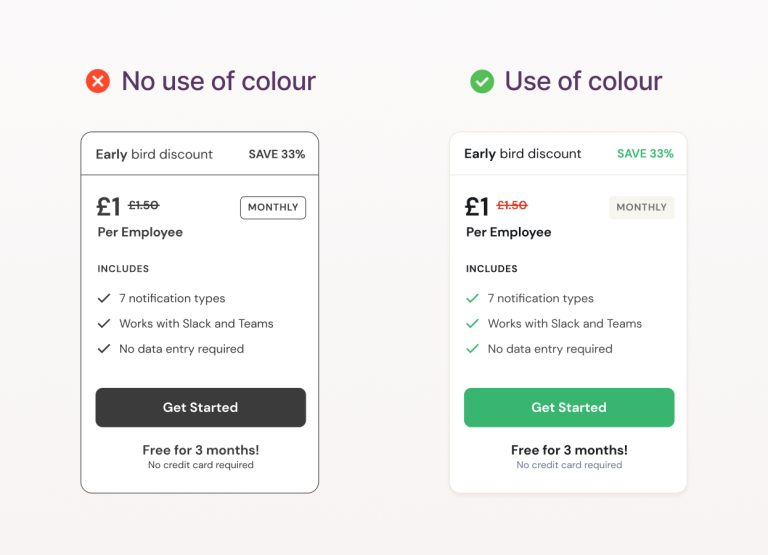 Visual Hierarchy, your product's silent guide - Rareloop, Southampton UK